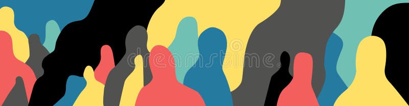 Group of People Social Issue Abstract Vector Illustration , Design ...