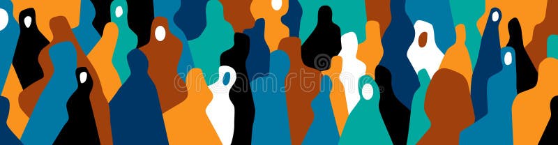 Group of People Social Issue Abstract Vector Illustration , Design ...
