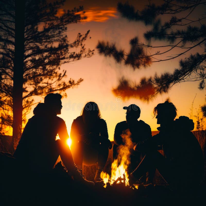 Sitting Around The Campfire Sitting Around The Campfire