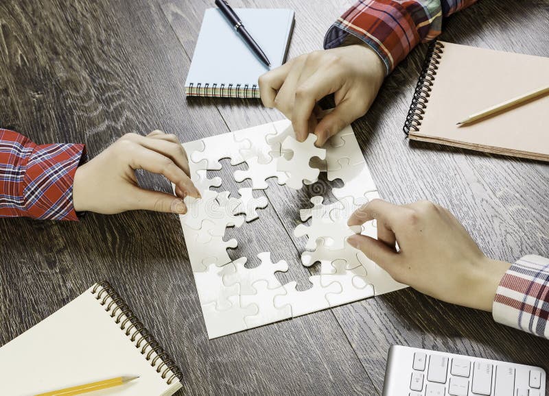 Finally finding solution stock photo. Image of team - 103031994