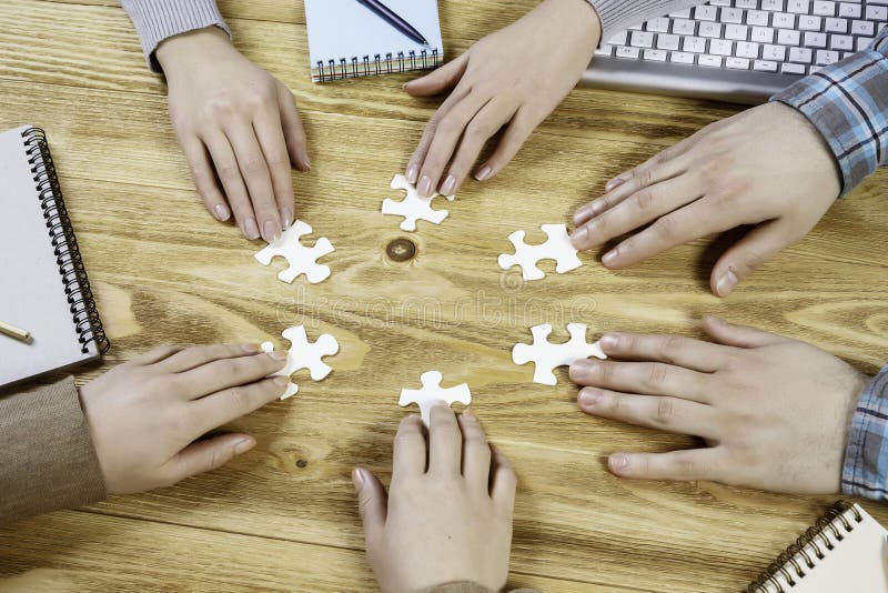 Finally finding solution stock photo. Image of together - 104215010