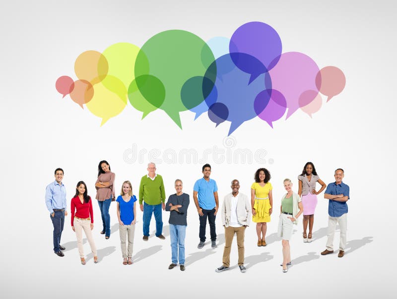 Group of People Social Gathering Stock Image - Image of casual, mature ...