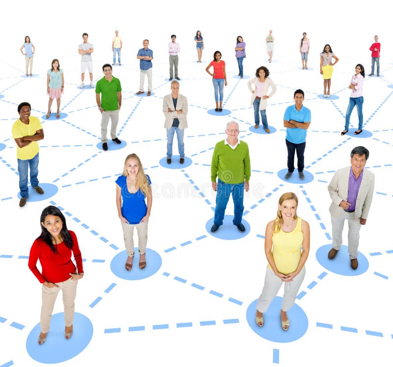 Group People Social Networking Concept Stock Image - Image of ...