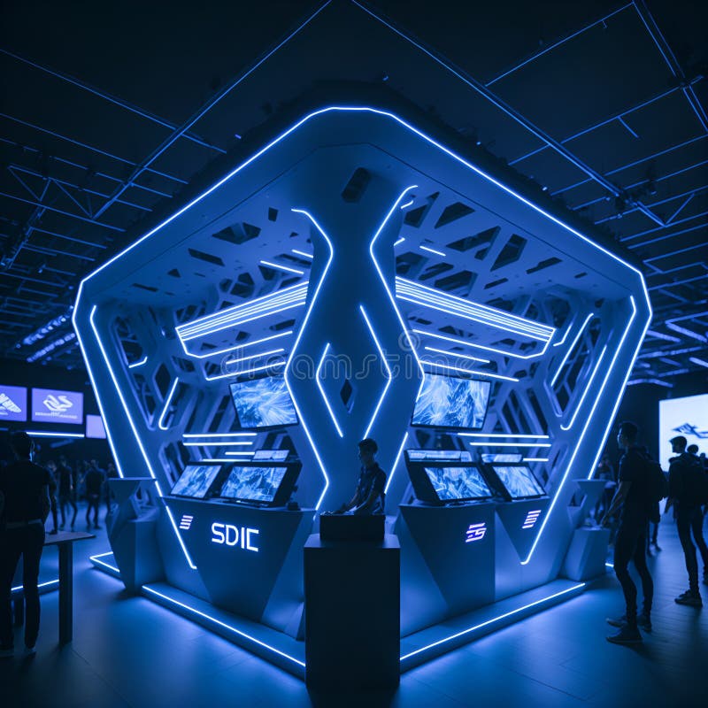 A Group of People Standing Around in a Room Created with Generative AI ...