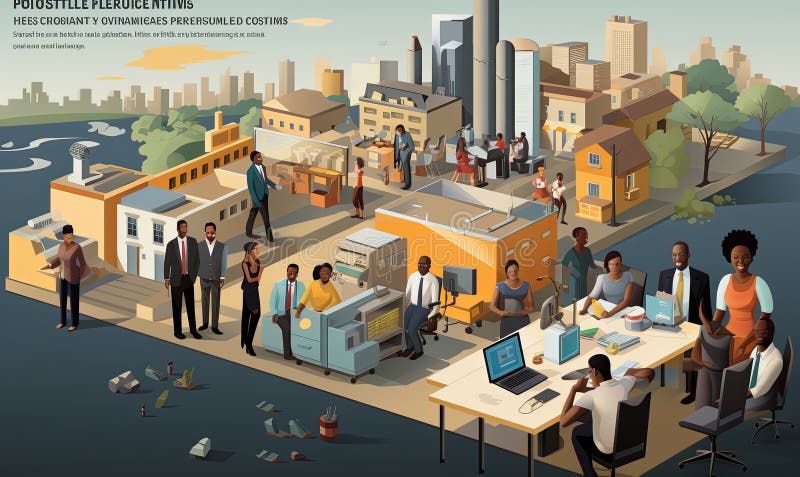 Group of People Standing Around Table Stock Photo - Image of ...