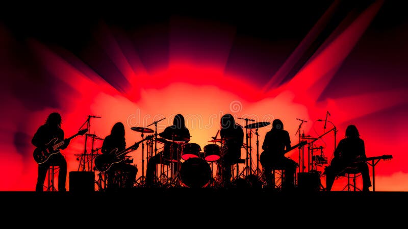 Group of People that are Standing in Front of Stage with Musical ...