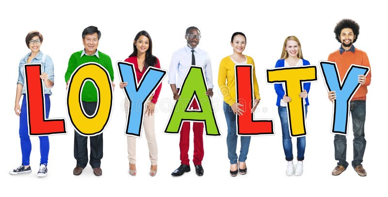 Group of People Standing Holding Loyalty Stock Photo - Image of holding ...