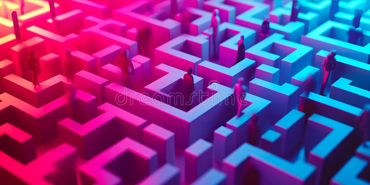 Group Maze Stock Illustrations – 1,128 Group Maze Stock Illustrations ...