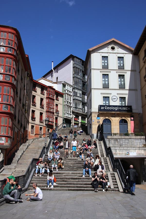 Group of People Standing on a Set of Stairs, Enjoying the Day Editorial ...