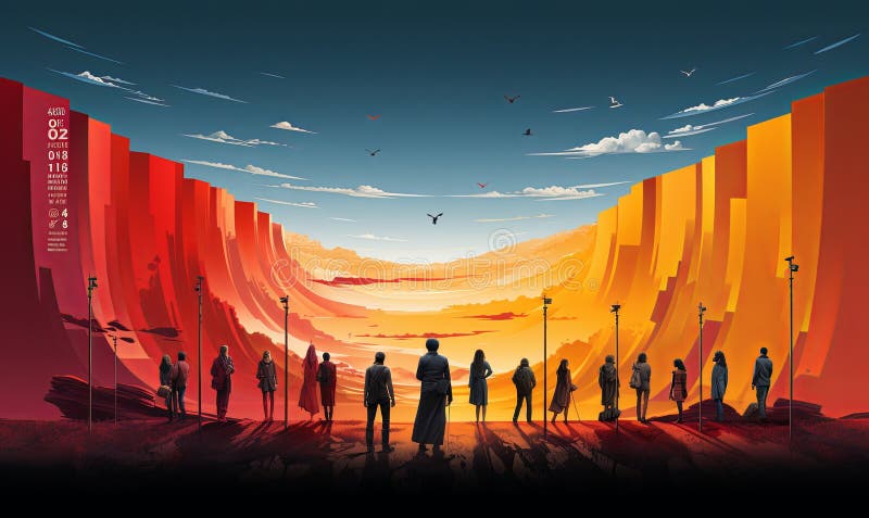 Group of People Standing Together Stock Image - Image of women, tall ...