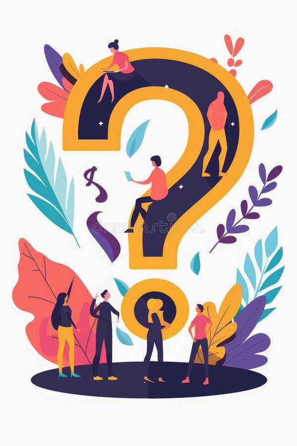 A Group of People Standing Together, Surrounded by Uncertainty ...