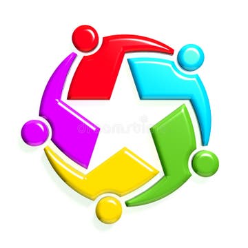 Team Work Star Success Logo Stock Illustrations – 1,162 Team Work Star ...