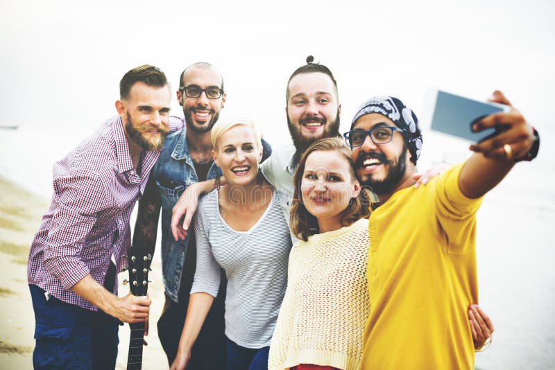 Group of People Taking Pictures Concept Stock Image - Image of musical ...