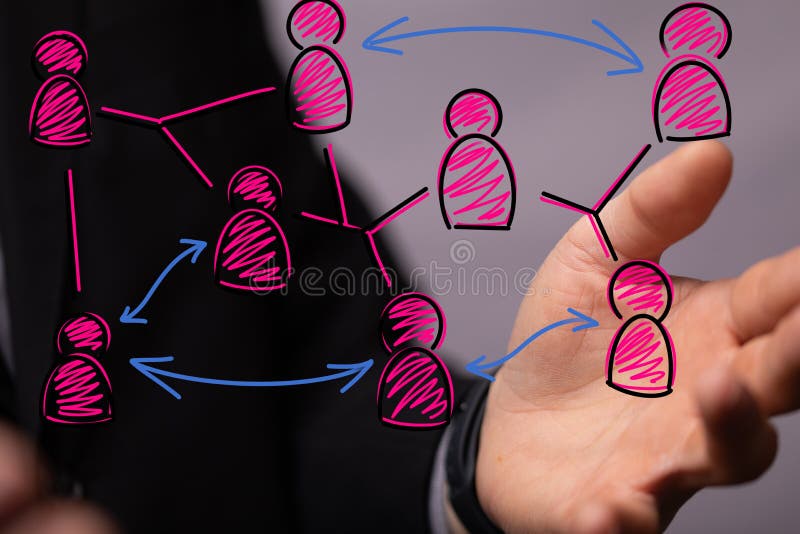 A Group of People Talking in Social Network Stock Photo - Image of ...
