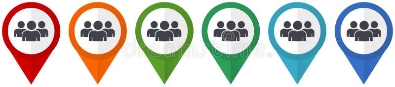 Group Pointers Stock Illustrations – 521 Group Pointers Stock ...