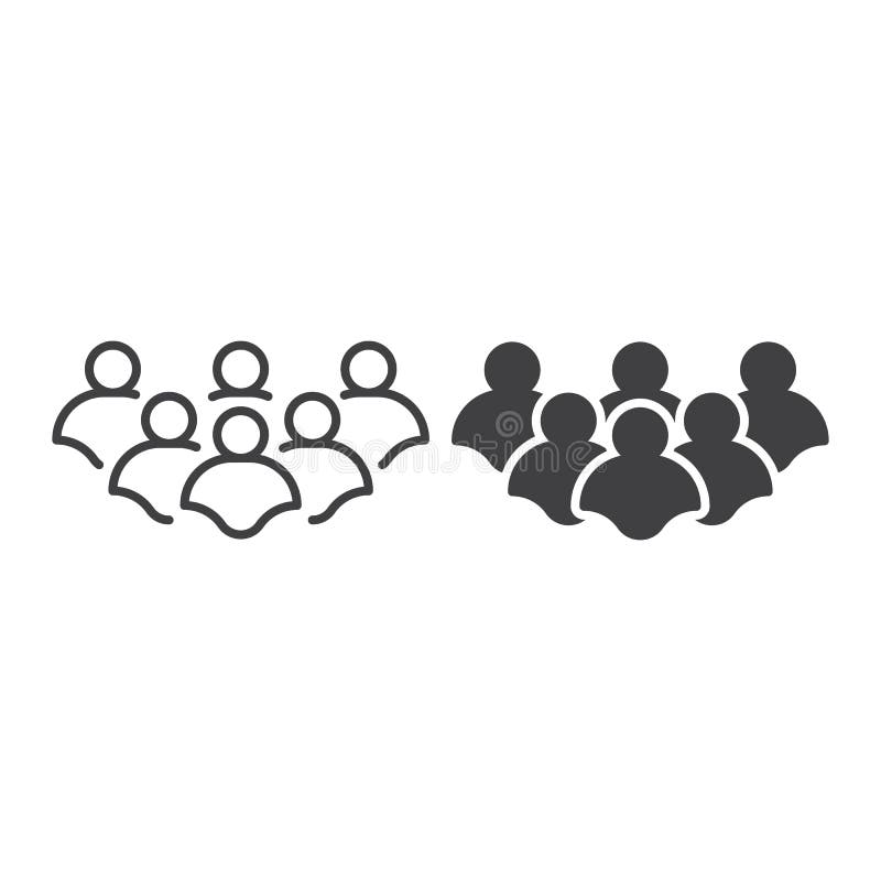 Group of People, Teamwork, Community, Organization. Vector Icon ...