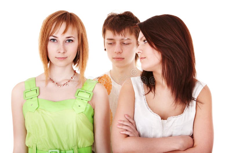 Teenagers problems stock photo. Image of sitting, negativity - 15759250