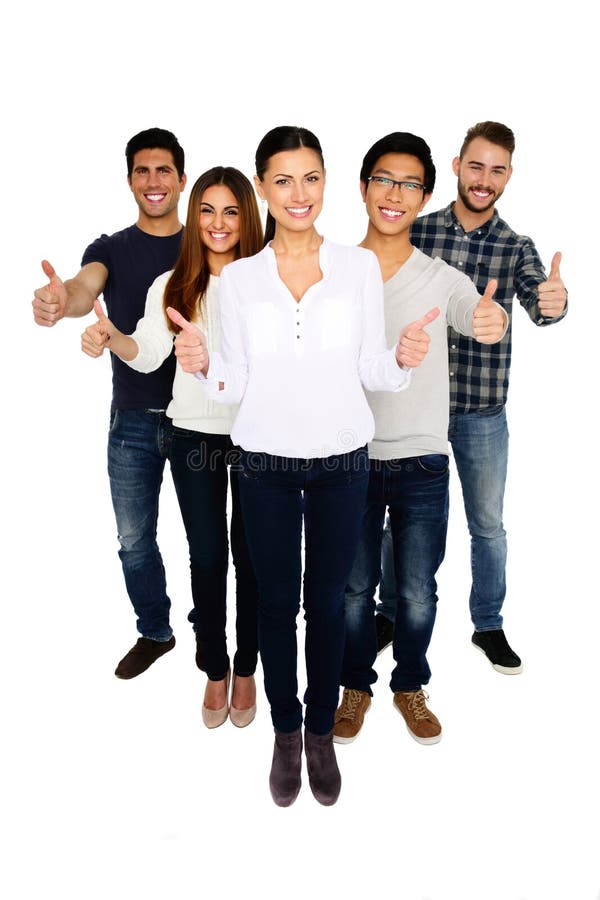 Group of People with Thumbs Up Stock Image - Image of hand, okay: 45821463