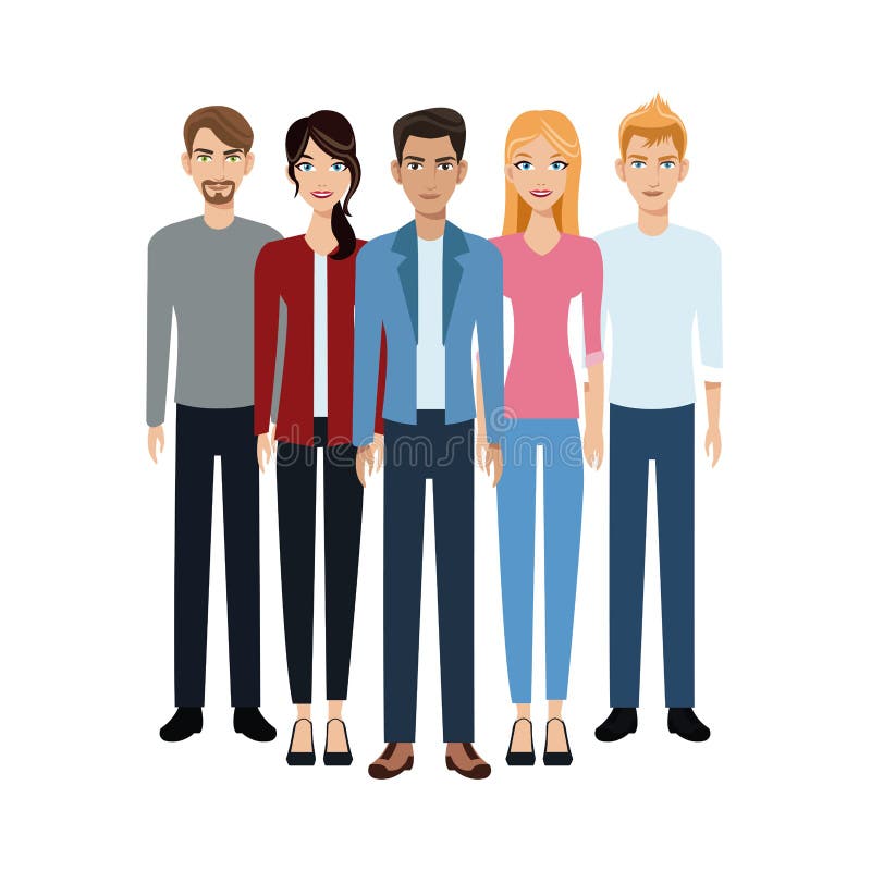 Group people unity team stock vector. Illustration of person - 86281365