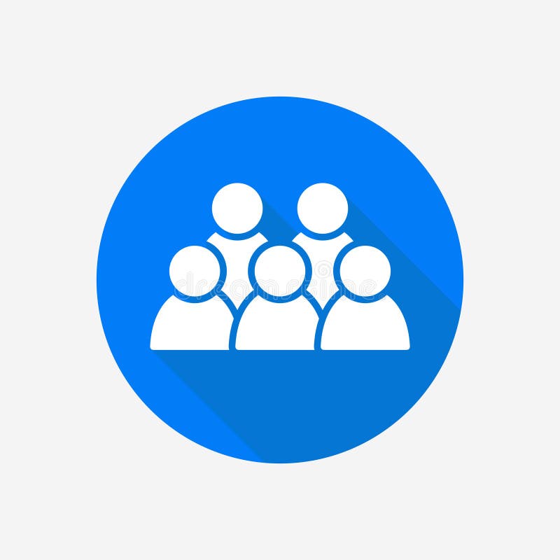 Group of People Vector Icon. Audience Concept Icon. Stock Vector ...
