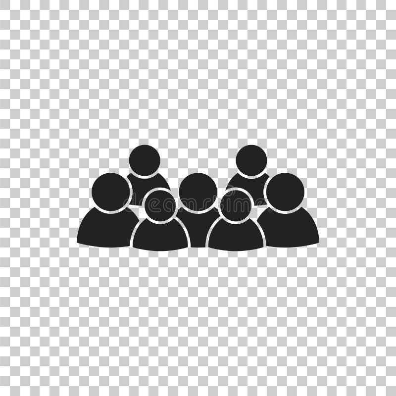 Group of People Vector Icon. Persons Icon Illustration Stock Vector ...
