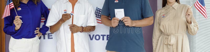 Group of People Voting Together Stock Image - Image of america ...