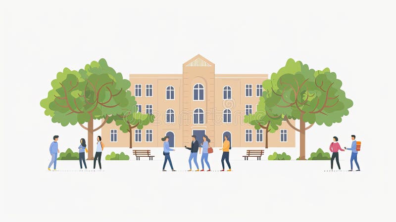 Walk Around Building Stock Illustrations – 190 Walk Around Building ...