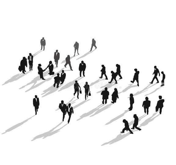 People Walking Overhead View Stock Illustrations – 656 People Walking ...