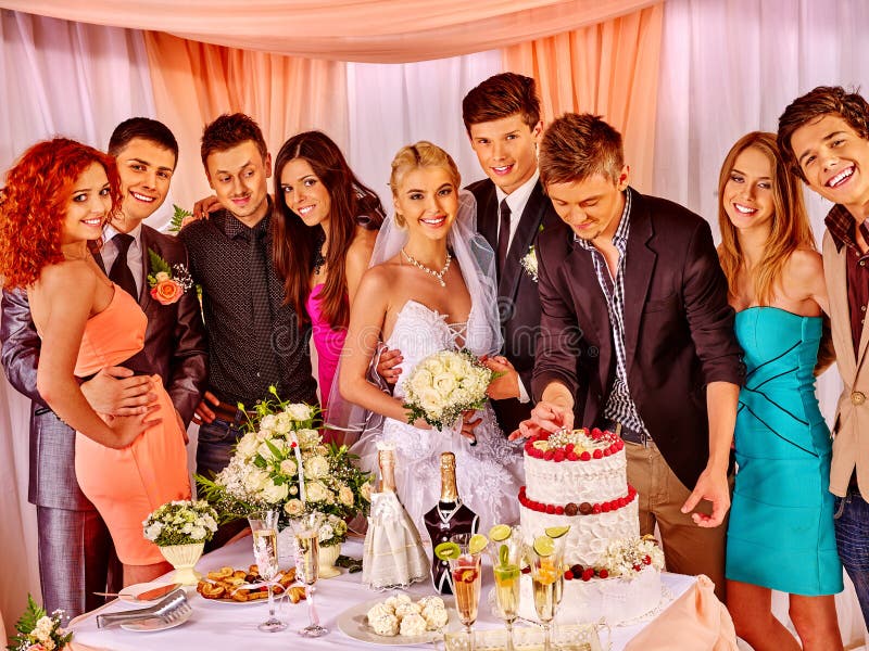 Group People at Wedding Table Stock Image - Image of decoration, event ...