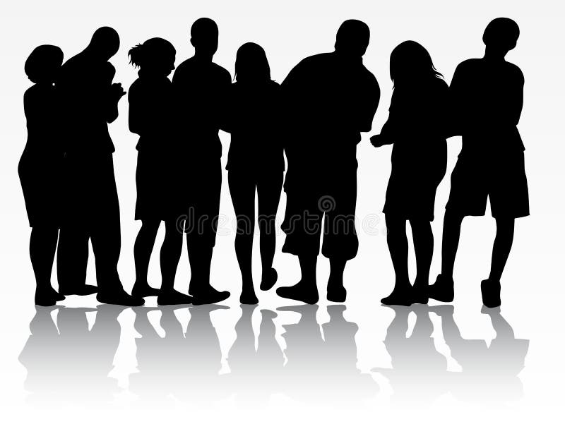 Group Outline People Stock Illustrations – 32,357 Group Outline People ...