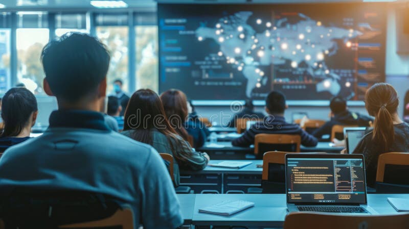 Group of People Working on Laptops in Office Stock Image - Image of ...