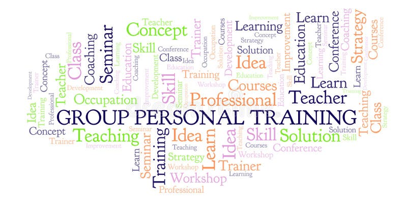 Personal Training Word Cloud. Stock Illustration - Illustration of ...