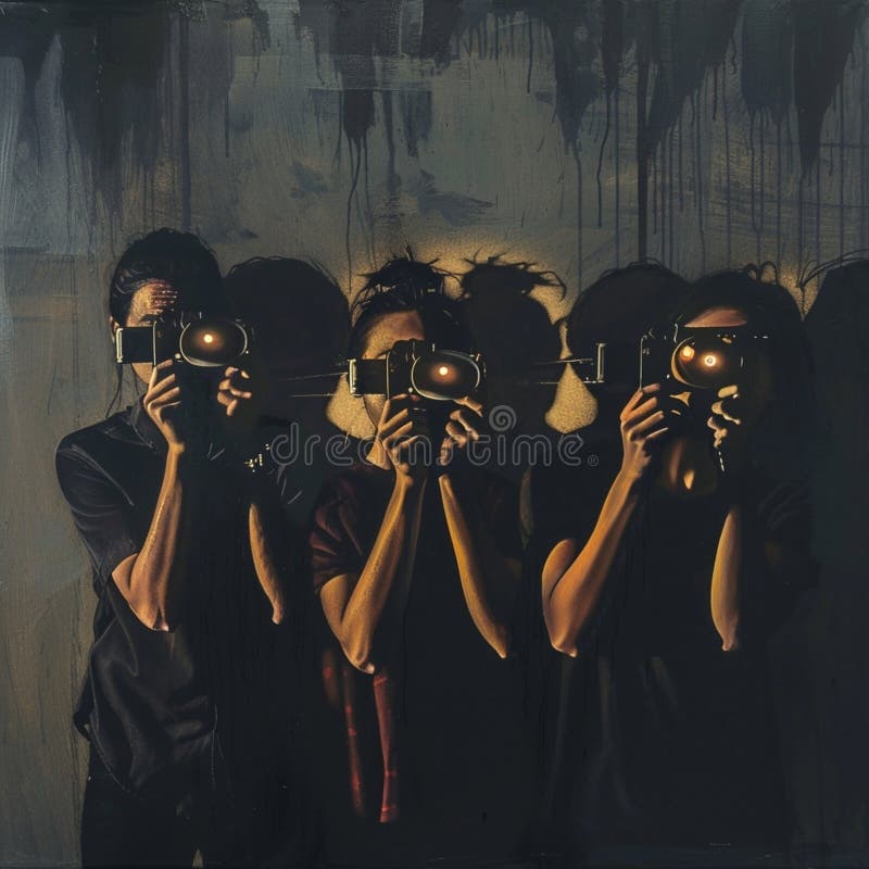 Group Photo Session with 5 Friends Capturing Memories Stock ...