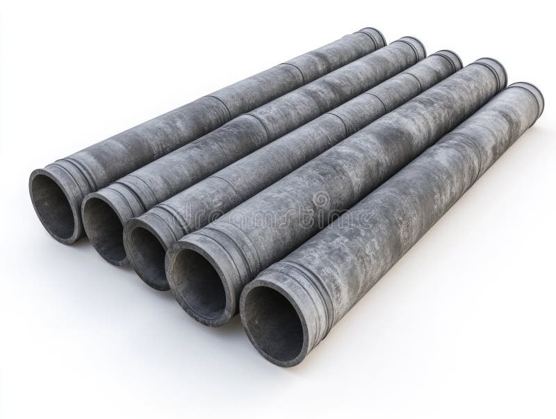 Pipes on White Surface stock image. Image of renovation - 373077721