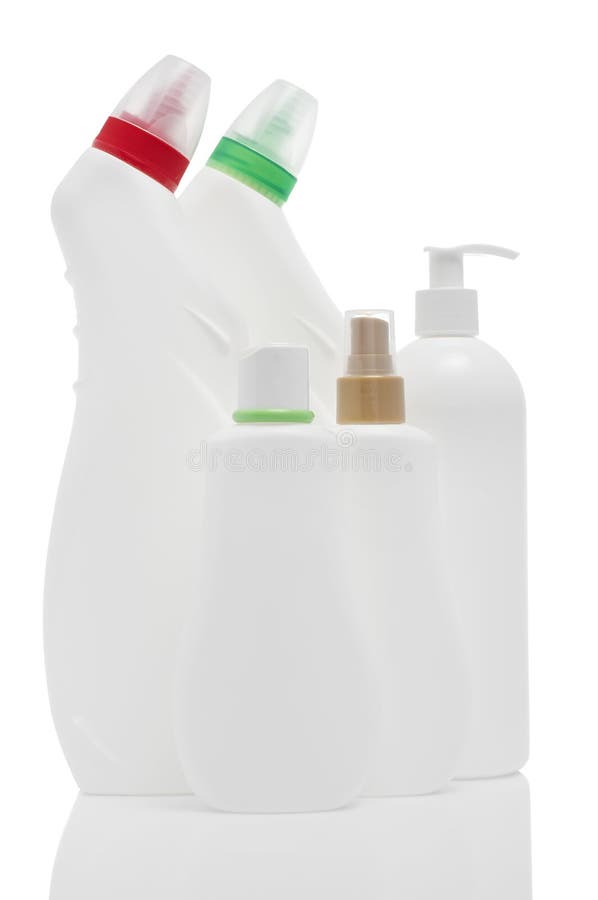 Group of plastic bottles stock photo. Image of material - 15018546