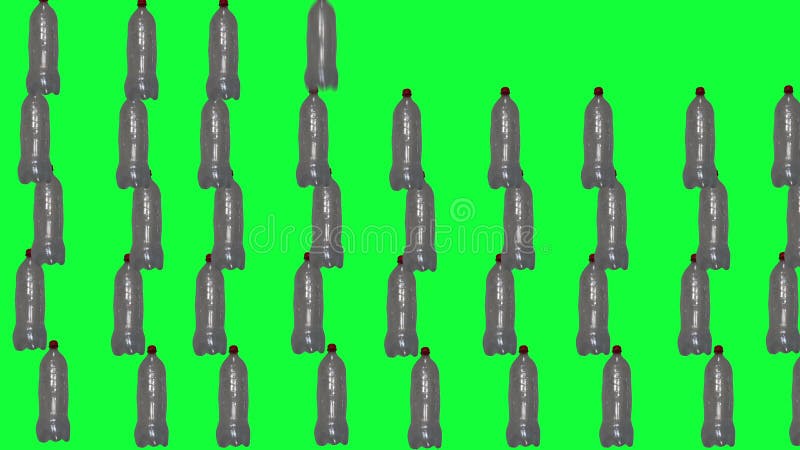 Group of Plastic Bottles Animation, Editable Green Screen -Chroma Key ...