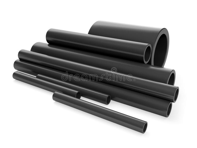 Flexible plastic tubing stock illustration. Illustration of plastic ...
