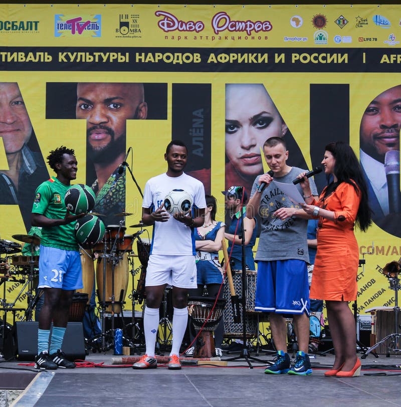 The Group of Players on the Scene. Editorial Stock Image - Image of ...