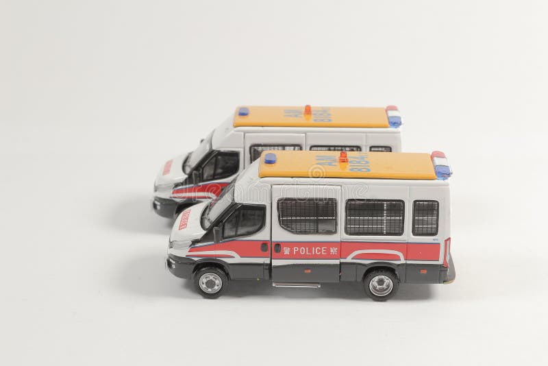 Te Group of Police Figure with Car on Board Editorial Photography ...