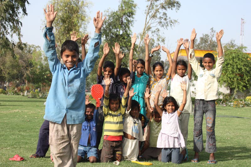 Group of Poor Children in Delhi, India Editorial Photography - Image of ...