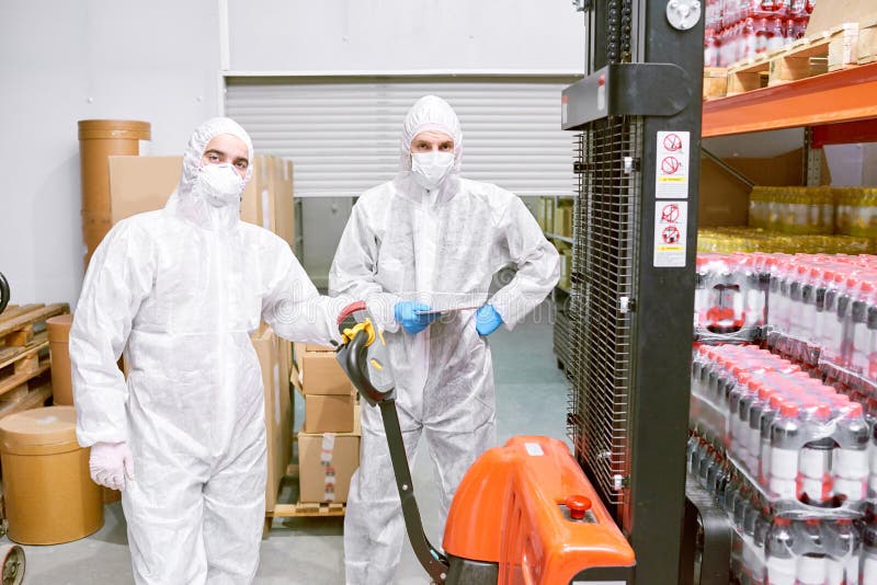 Loading of Goods in Factory Warehouse Stock Image - Image of soft ...