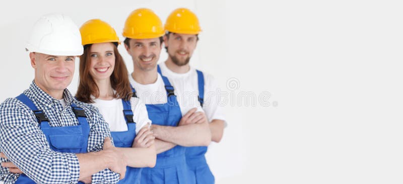 Group portrait of workers stock photo. Image of team - 278839242