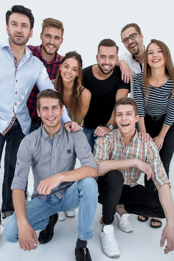 Group Portrait of Creative Business Team Stock Photo - Image of ...