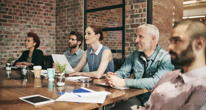 Group, Presentation and Meeting with Boardroom, Discussion and Planning ...