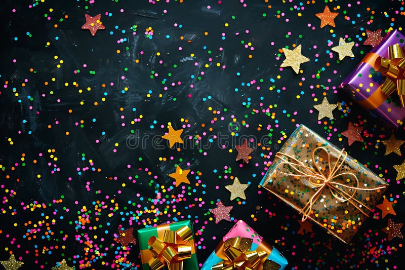 Group of Presents on Table stock image. Image of decorative - 311139241