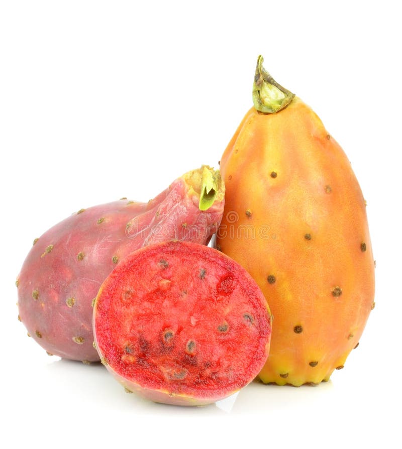 A Group of Prickly Pears Cactus Figs Stock Photo - Image of spiky ...