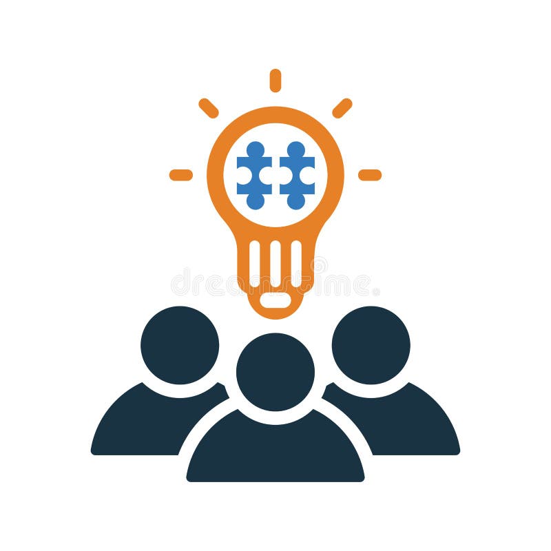 Group Problem Solving Outline Icon. Line Art Vector Stock Illustration ... Group Problem Solving Outline Icon. Line Art Vector Stock Illustration ...
