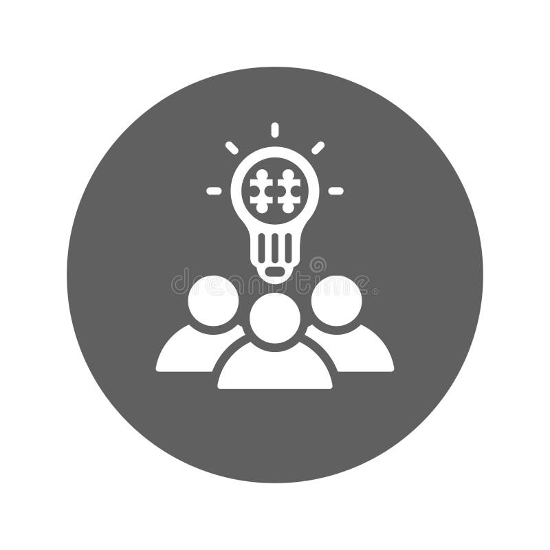 Group Problem Solving Outline Icon. Line Art Vector Stock Illustration ... Group Problem Solving Outline Icon. Line Art Vector Stock Illustration ...