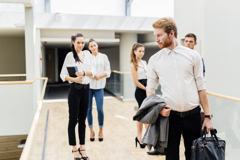 Group of Professional Business People Stock Photo - Image of hall ...