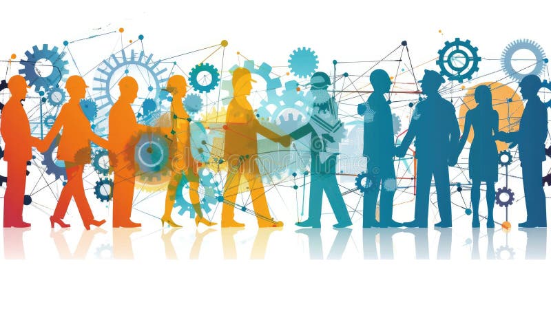 Group of Professional Engineers Meeting Together for Teamwork of ...